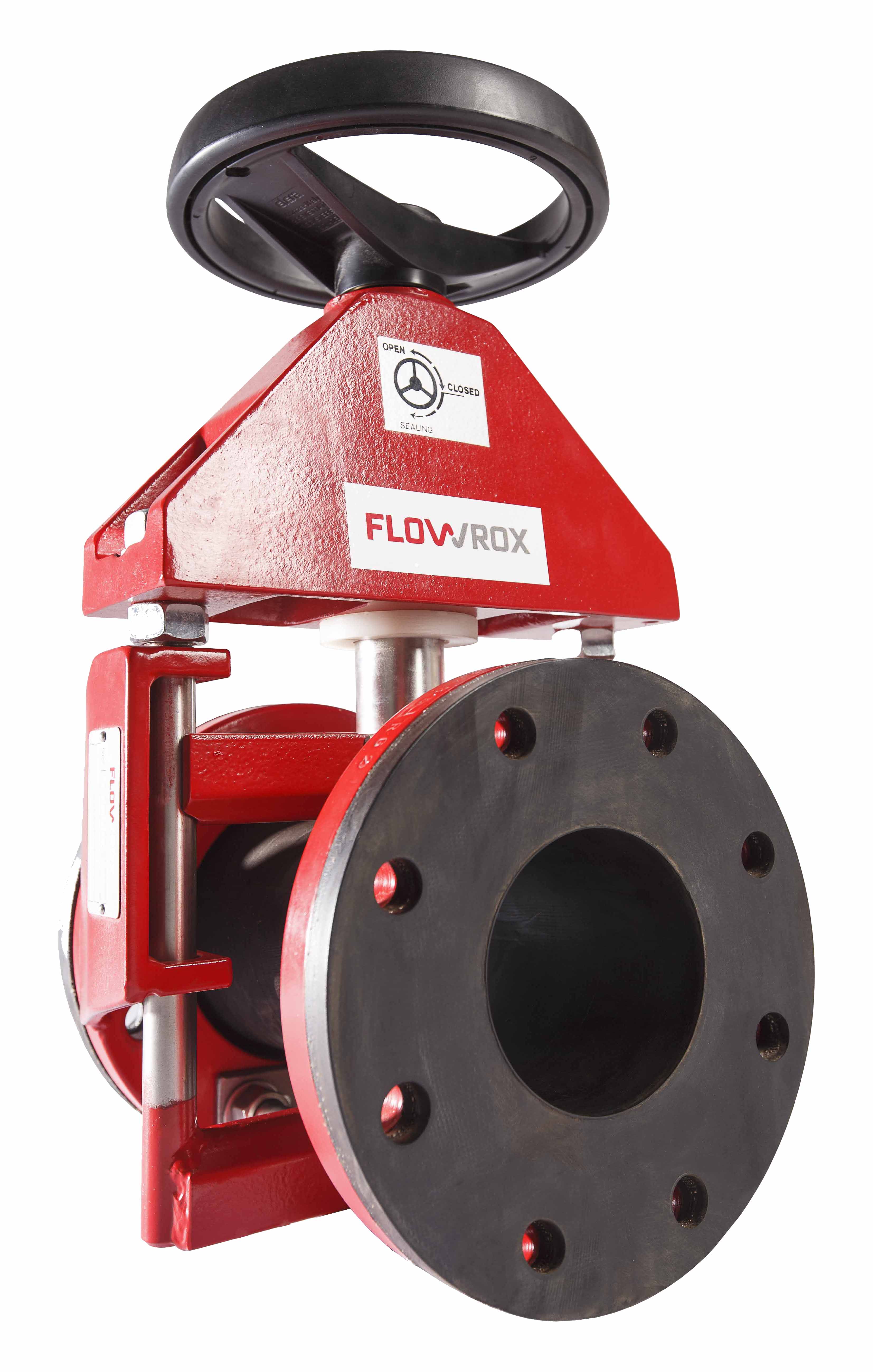 Flowrox klemventiler type PV